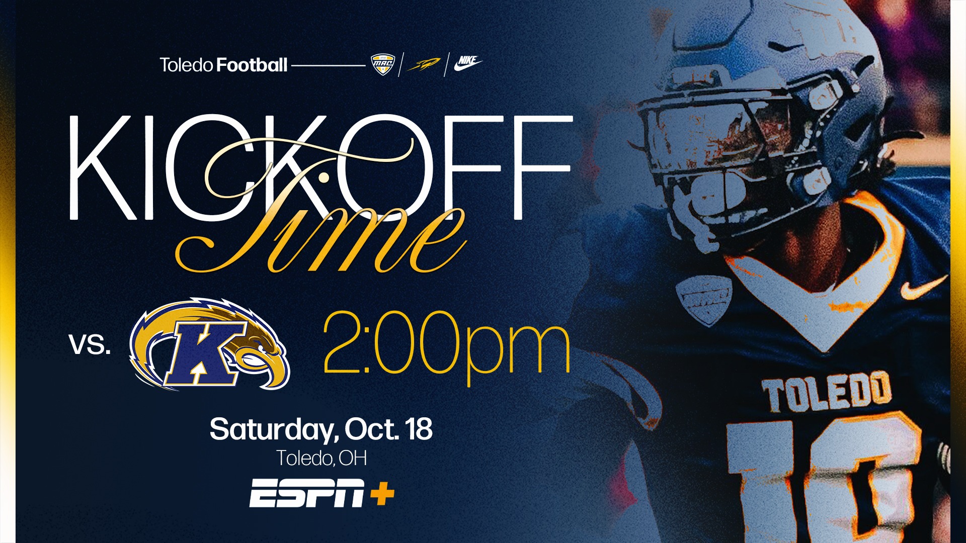 Toledo Football Announces Kick Times and TV Designations for Six Games - University of Toledo ...