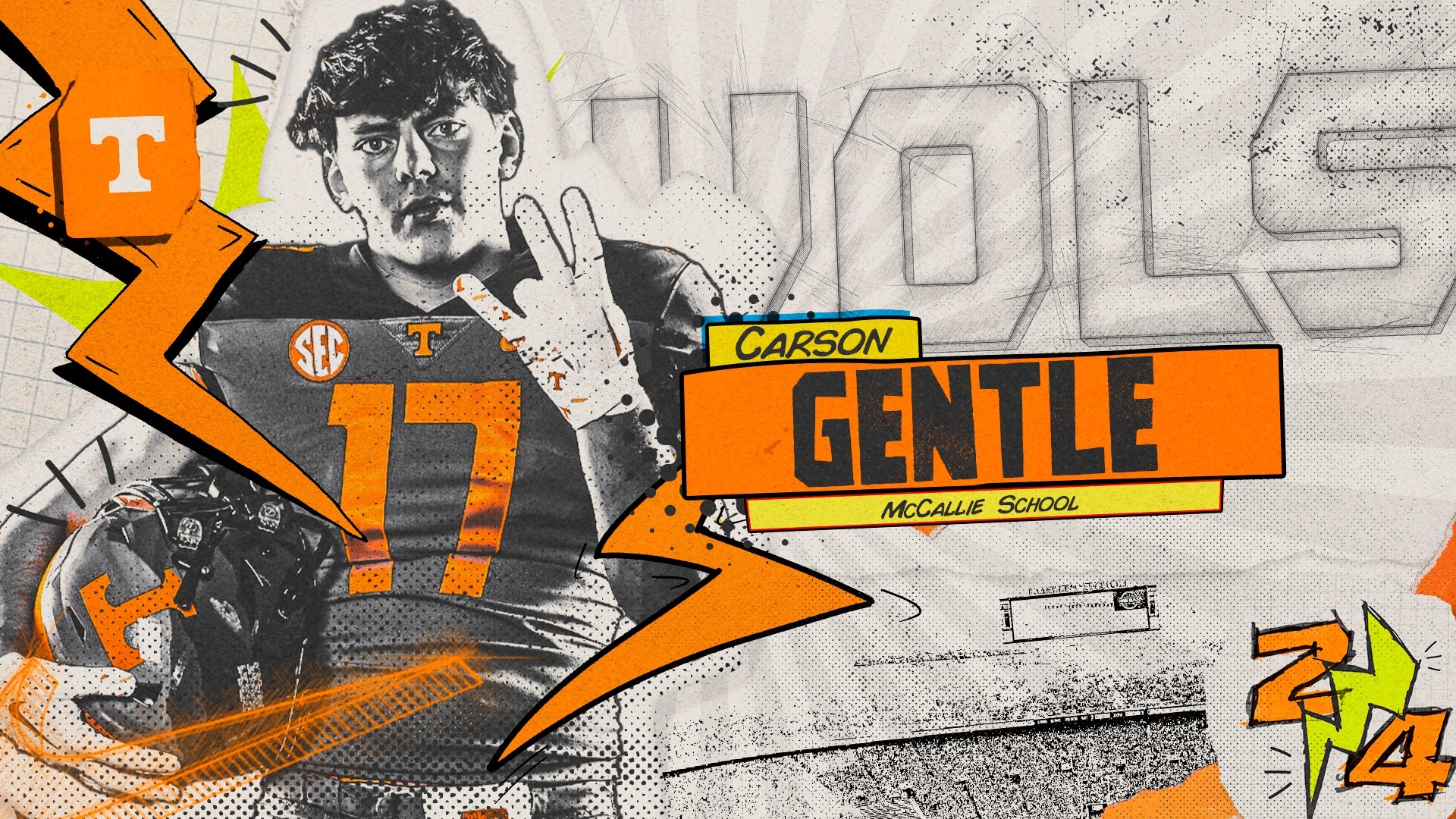 Carson Gentle - Football - University of Tennessee Athletics