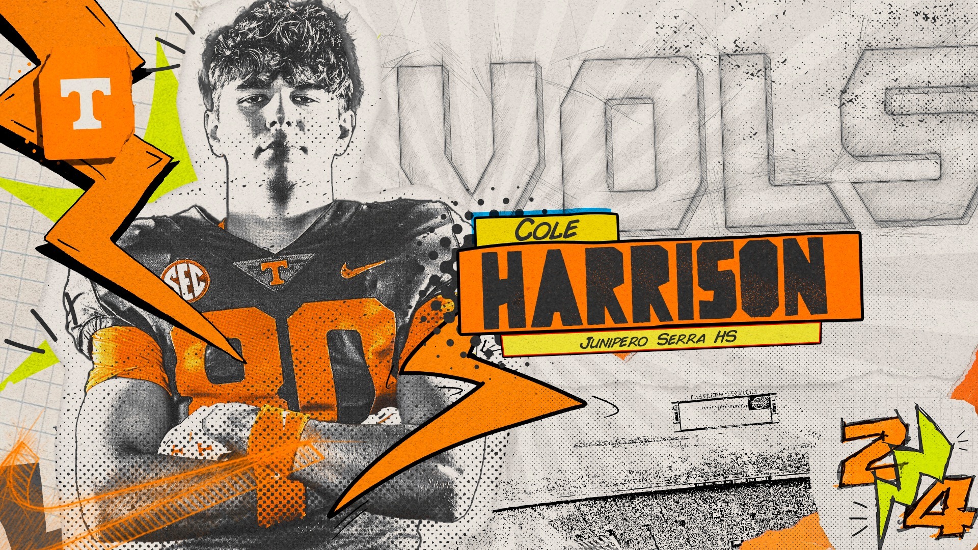 Cole Harrison - Football - University of Tennessee Athletics