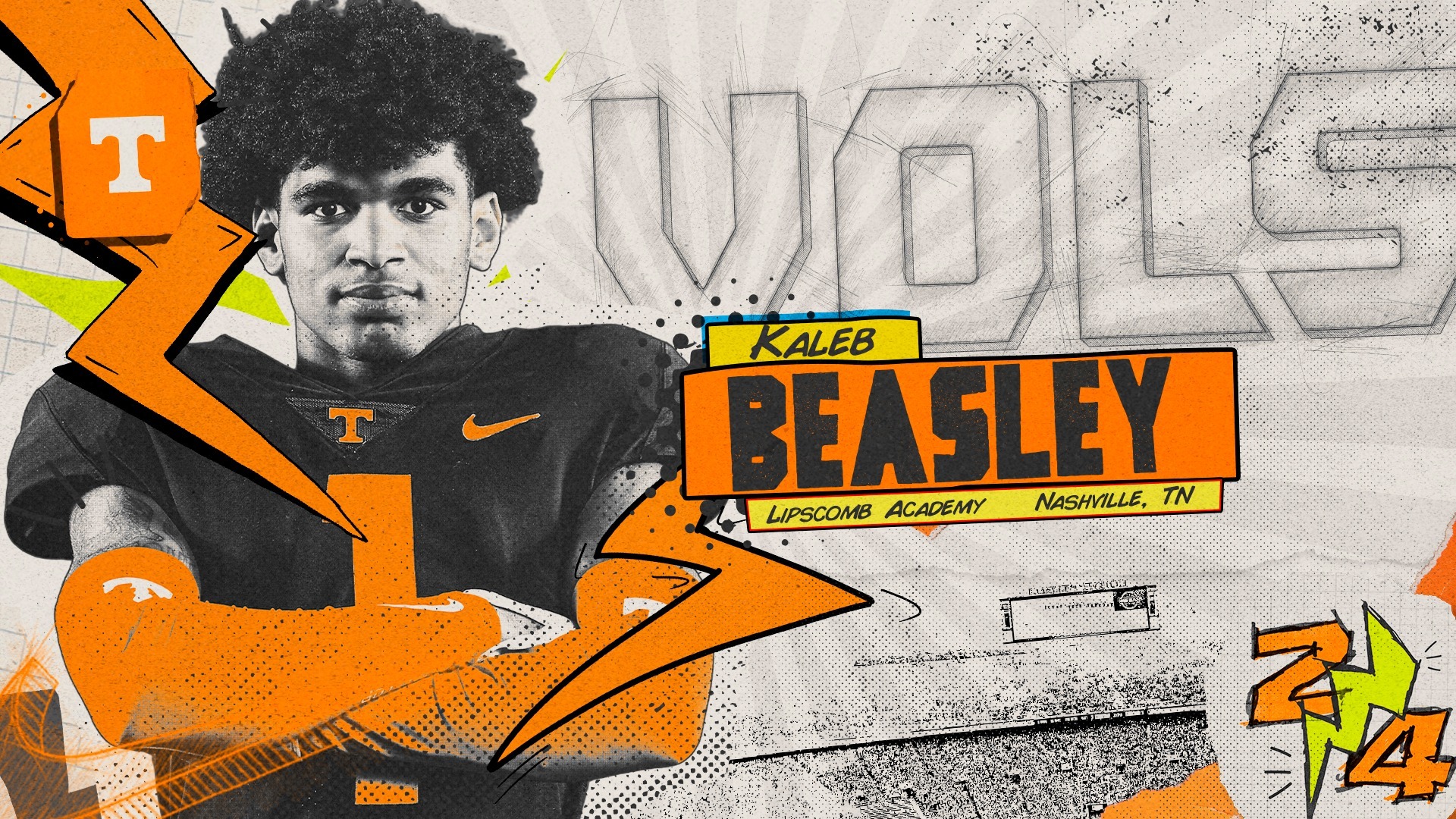 Kaleb Beasley - Football - University of Tennessee Athletics