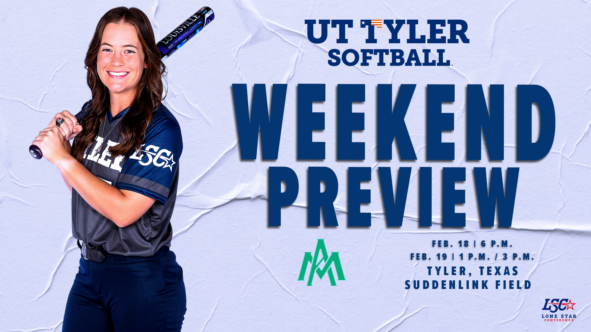 #1 UT Tyler Opens Home Schedule With Three Game Set Against Arkansas ...