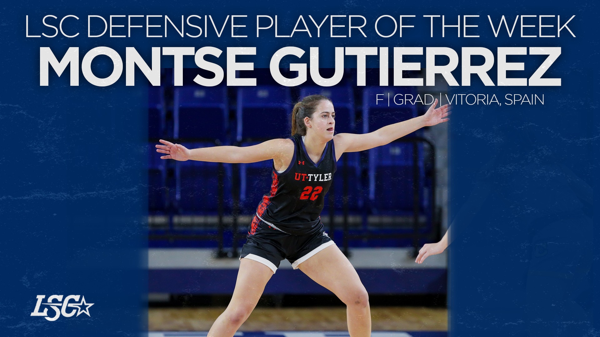 Gutierrez Earns LSC Defensive Player of the Week - University of Texas ...