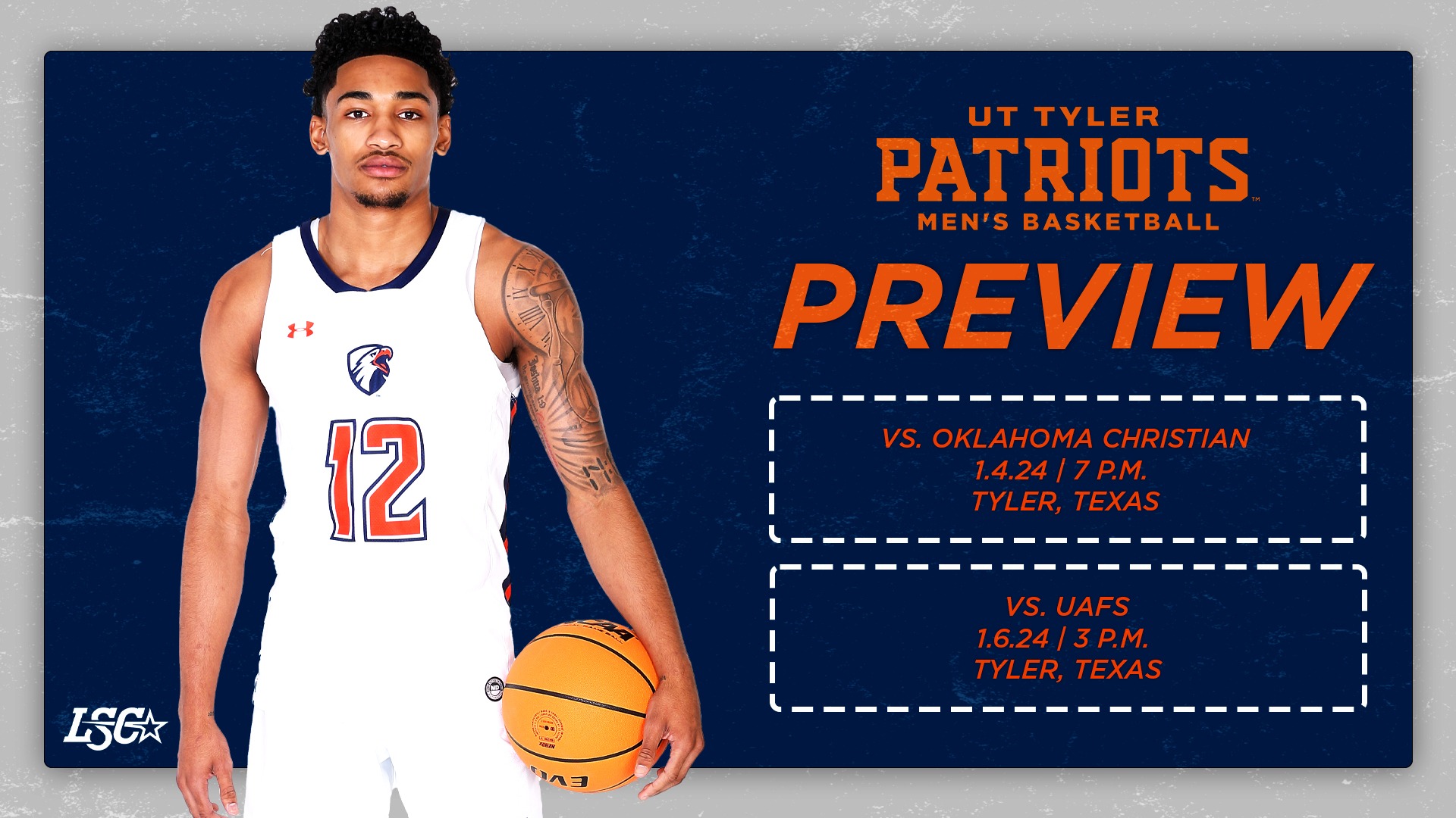 Patriots Open New Year on Home Floor - University of Texas at Tyler ...