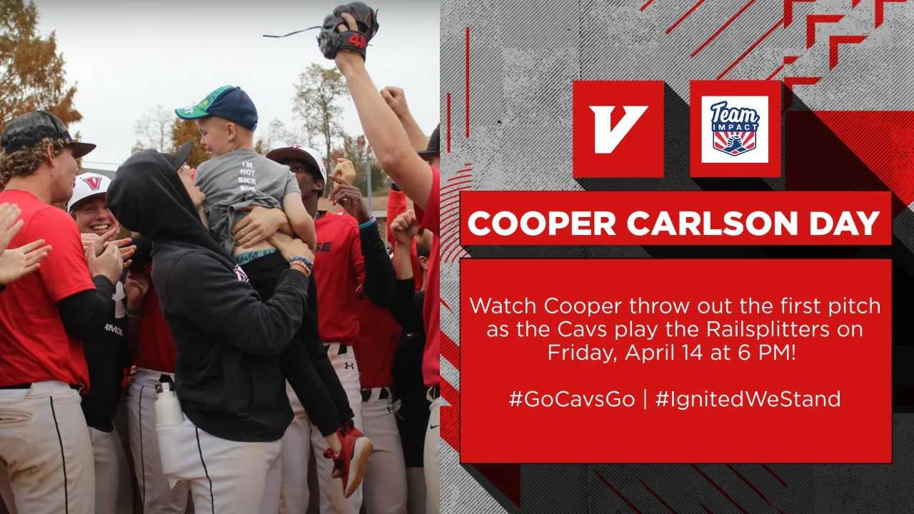 COOPER CARLSON TO THROW OUT FIRST PITCH FRIDAY - The University of ...