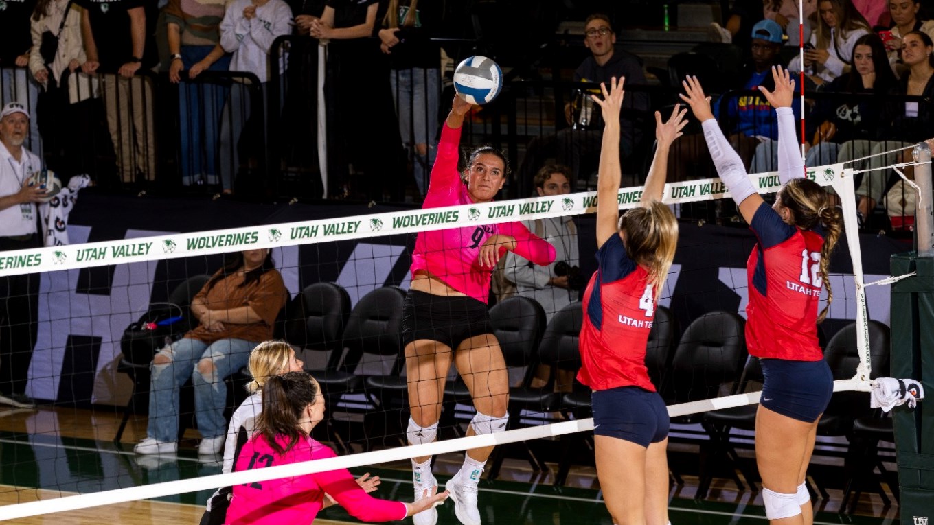 Wolverines sweep Texans to open up Texas trip - Utah Valley University ...