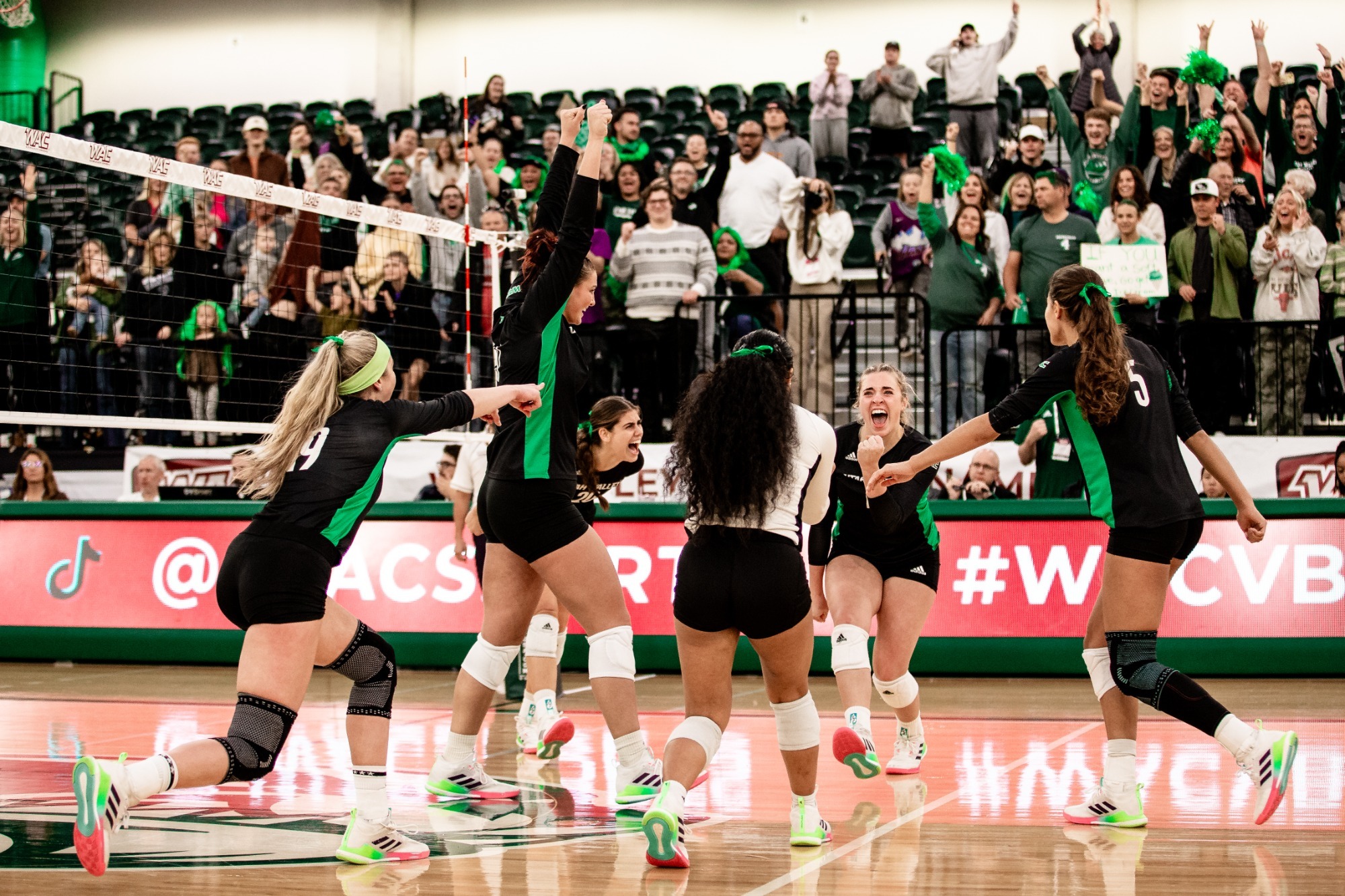 Wolverines advance to semis after five set win over UTA - Utah Valley ...