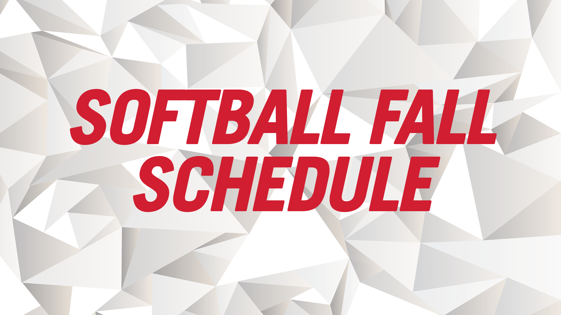 Softball Releases Fall Schedule - University of West Alabama Athletics