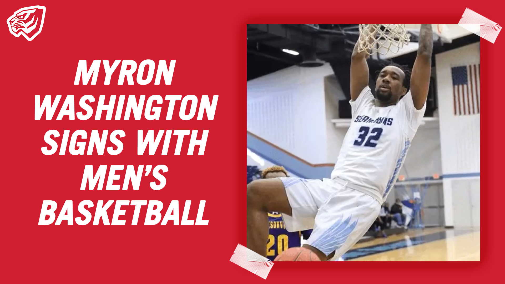 UWA Basketball Signs Myron Washington - University of West Alabama ...