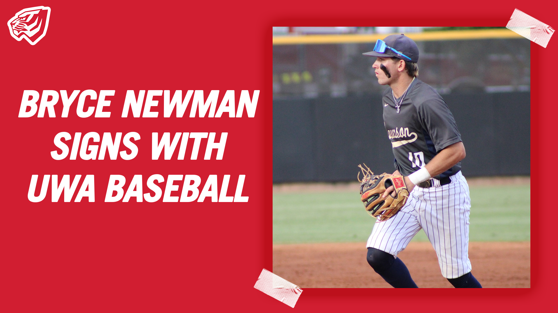 UWA Baseball Signs Bryce Newman - University of West Alabama Athletics