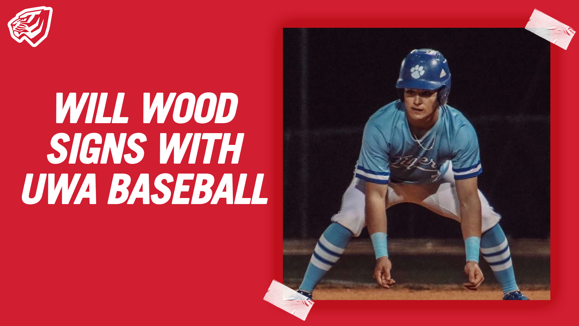 UWA Baseball Signs Will Wood - University of West Alabama Athletics
