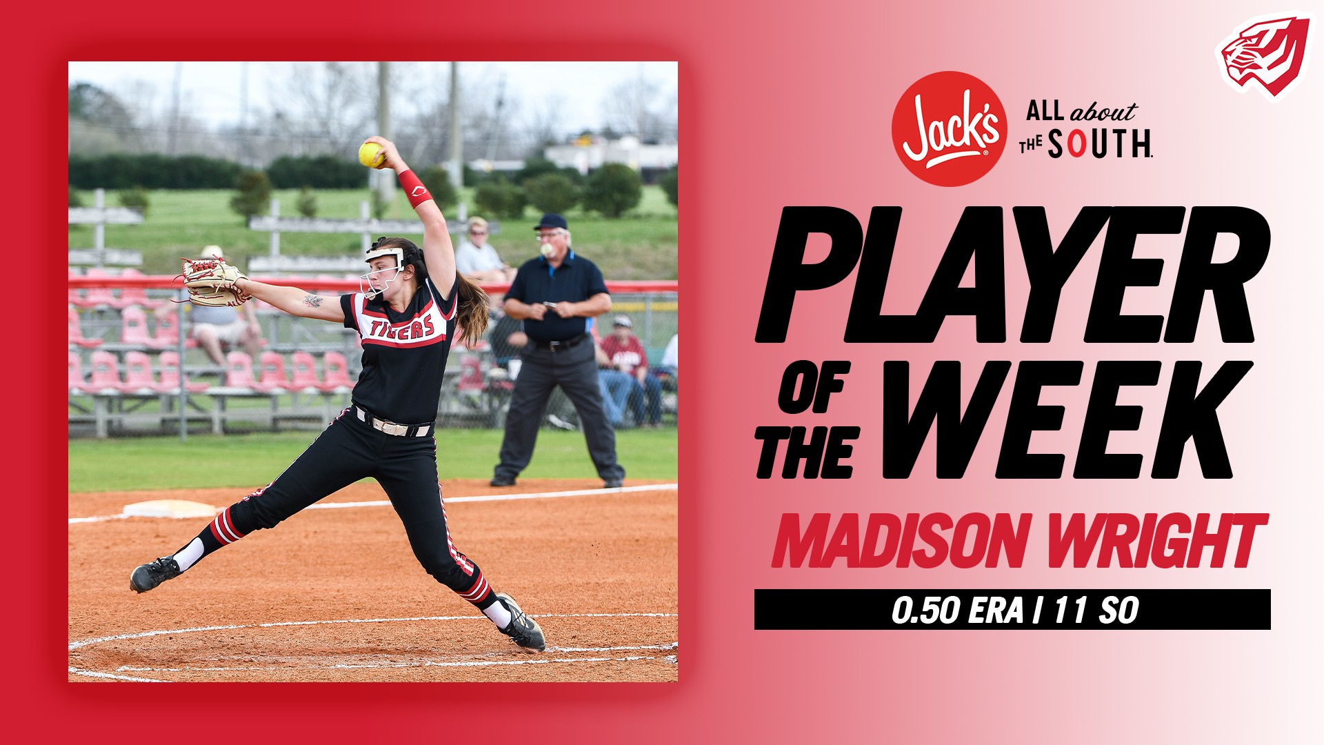 Wright Named Jack's Player of the Week - University of West Alabama ...