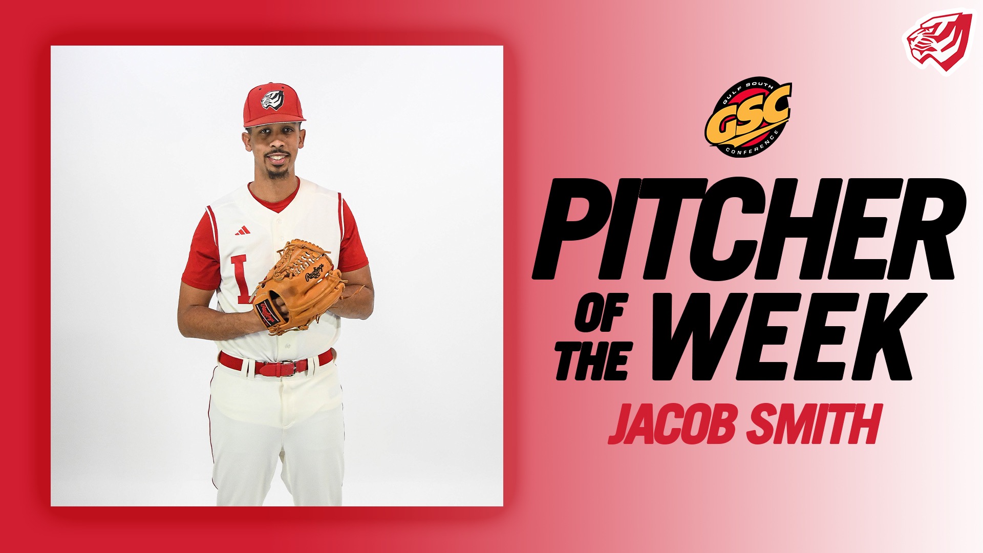 Jacob Smith Earns Second GSC Pitcher of the Week Award this Season ...