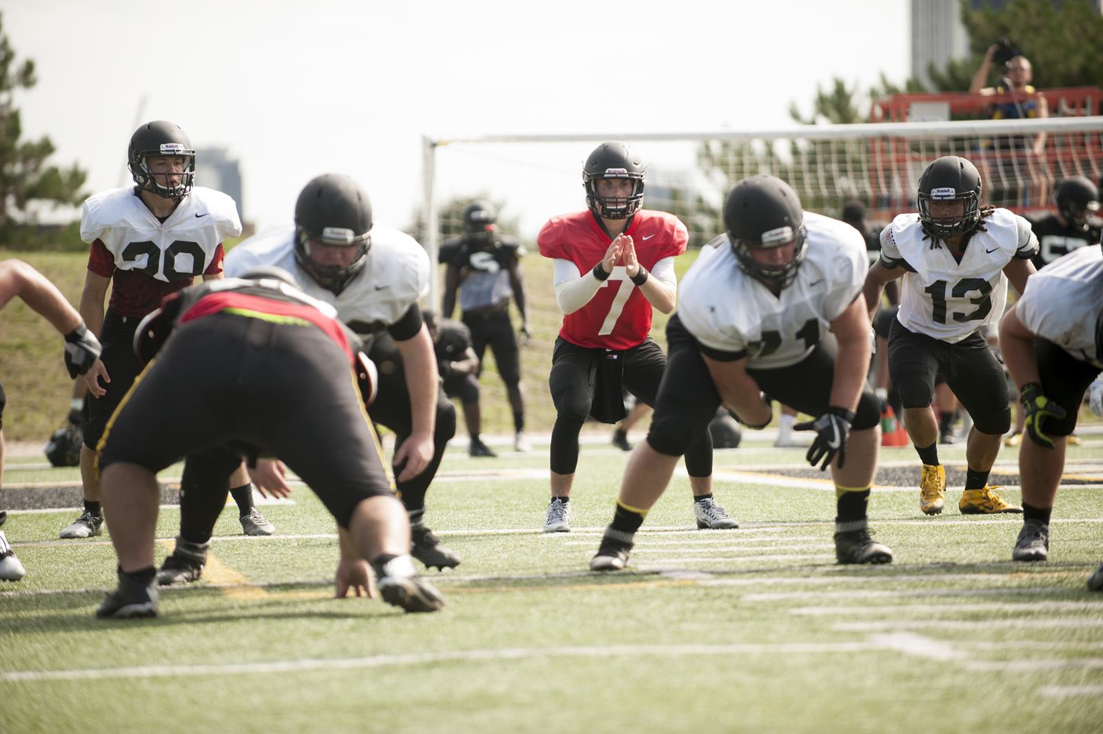 Warrior football training camp - University of Waterloo Athletics