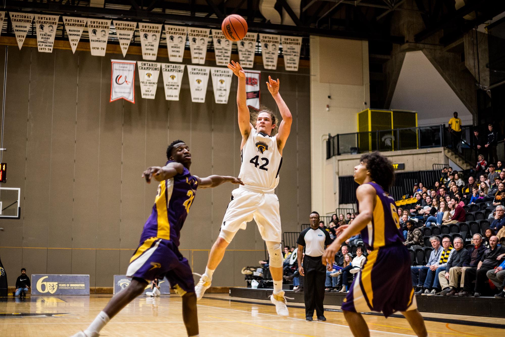 Warriors drop home contest to Hawks to split Battle of Waterloo ...