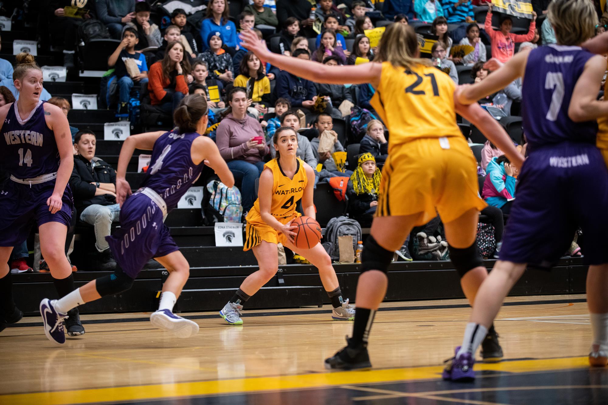 Warriors drop School Day Game to 'Stangs - University of Waterloo Athletics