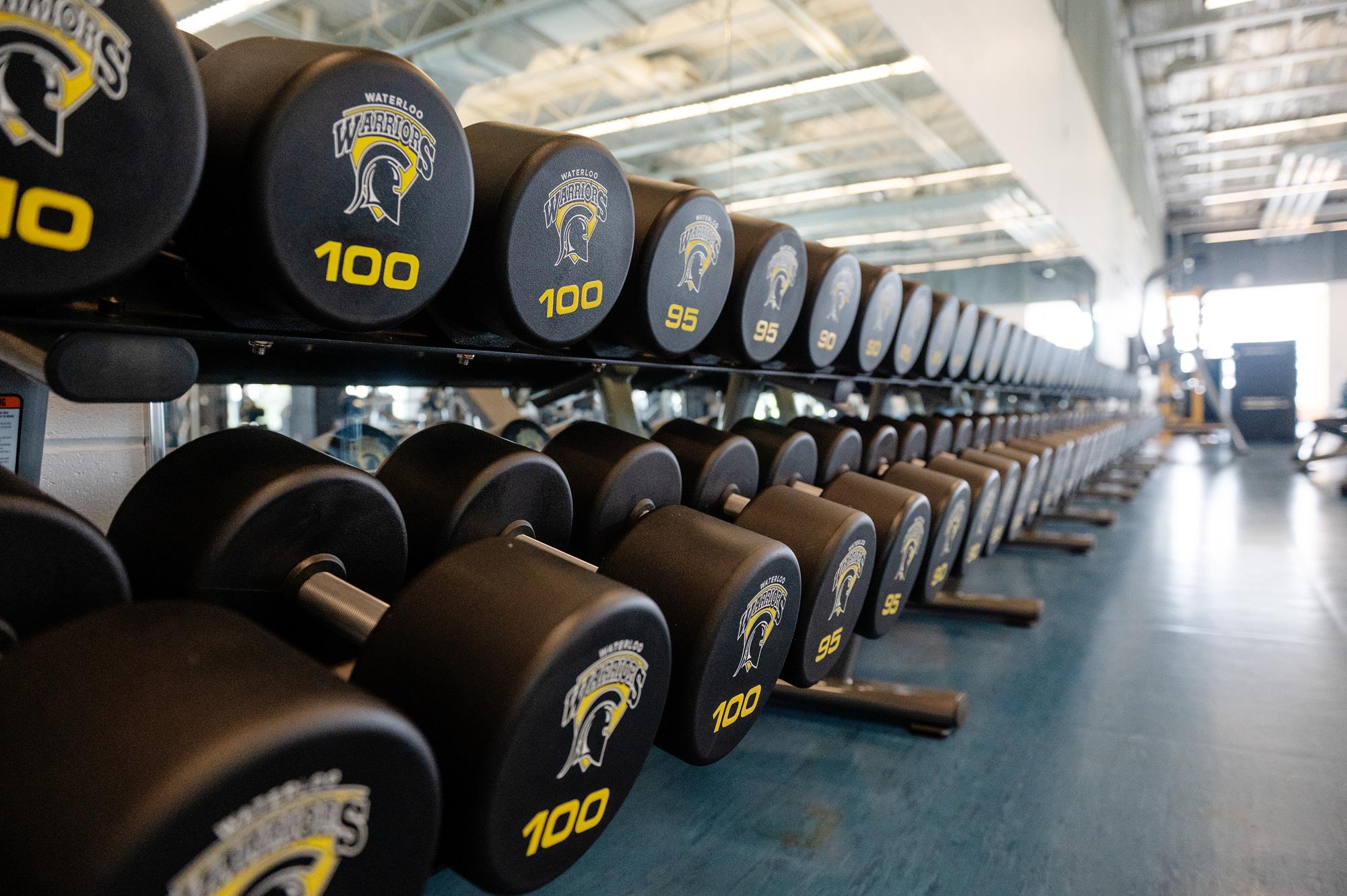 Brand new fitness equipment ready for use within Athletics Facilities ...