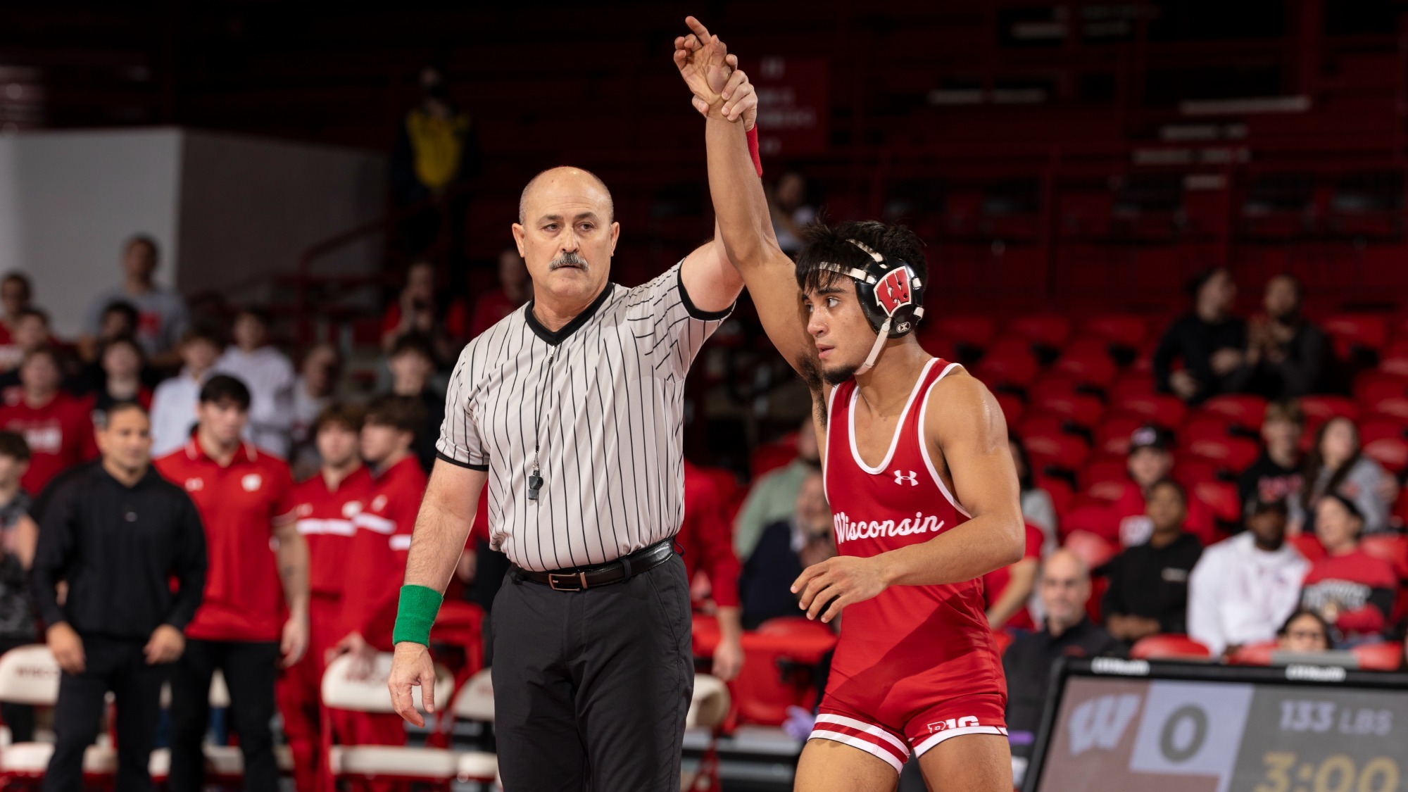 Badgers bested by Rider in first home dual of the season | Wisconsin ...