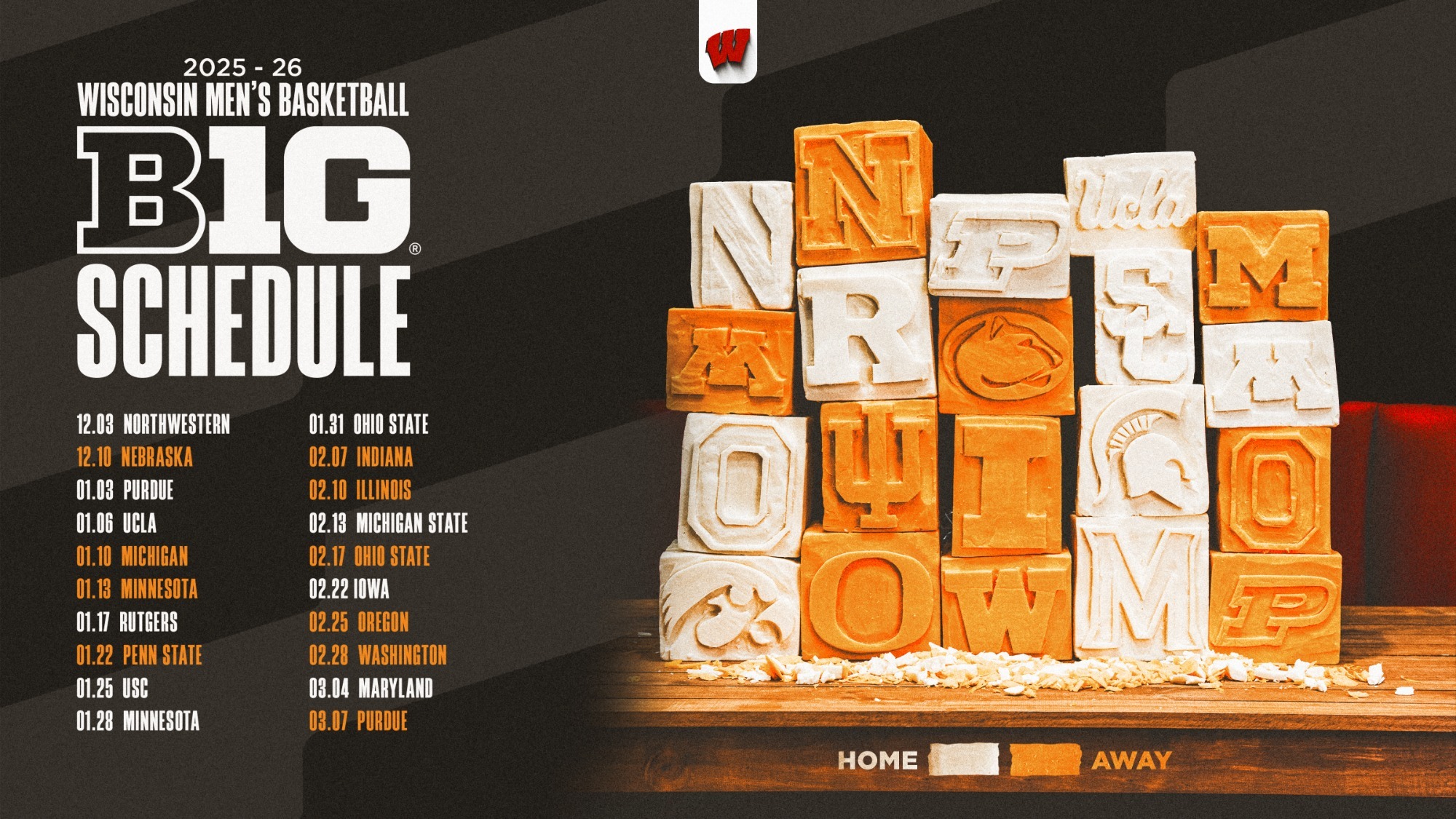 Big Ten unveils 2025-26 Men’s Basketball Conference Opponents ...