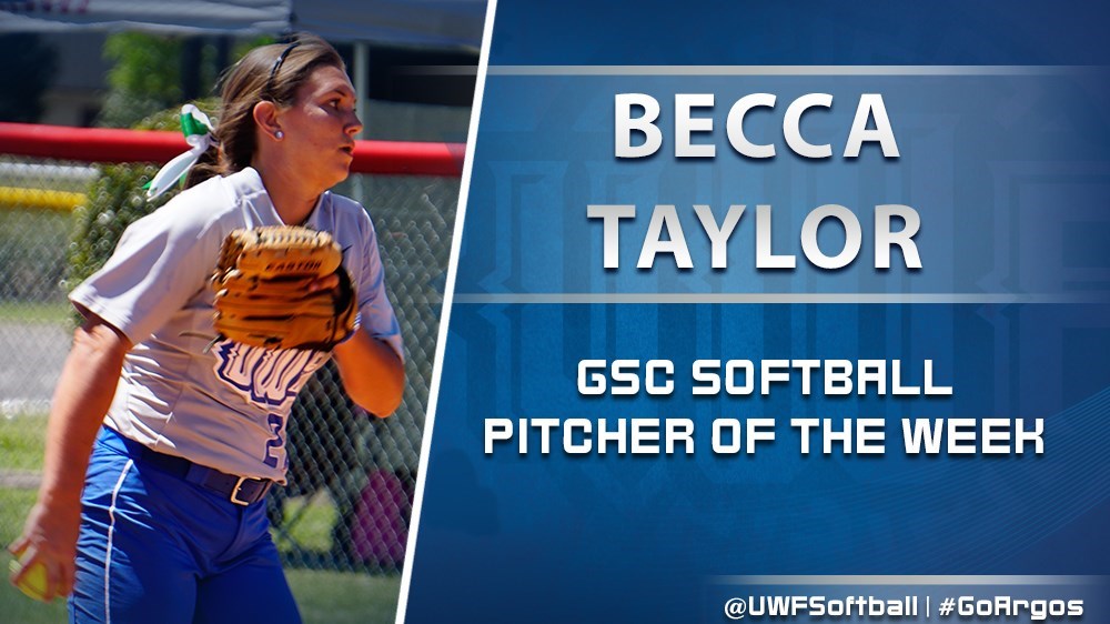 Becca Taylor Earns GSC Pitcher of the Week Honors - University of West ...