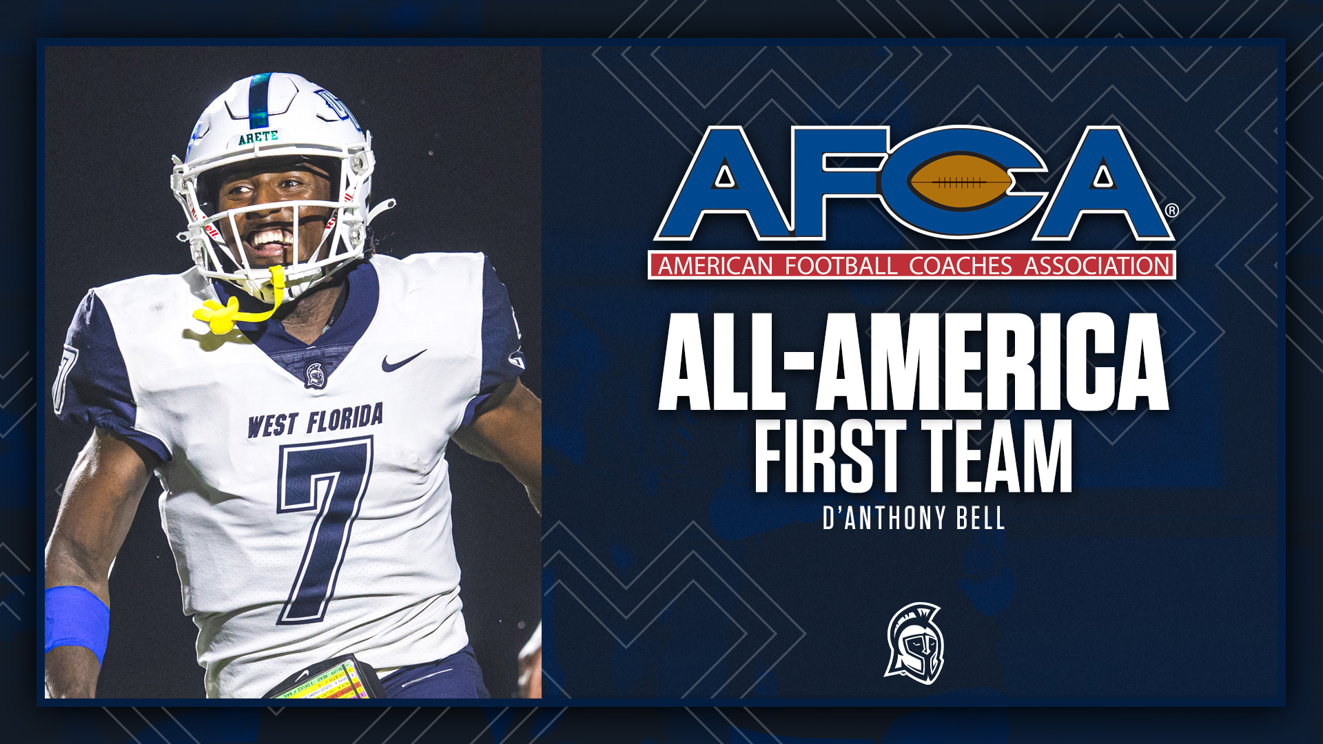 D'Anthony Bell Named AFCA First Team All-America - University of West ...