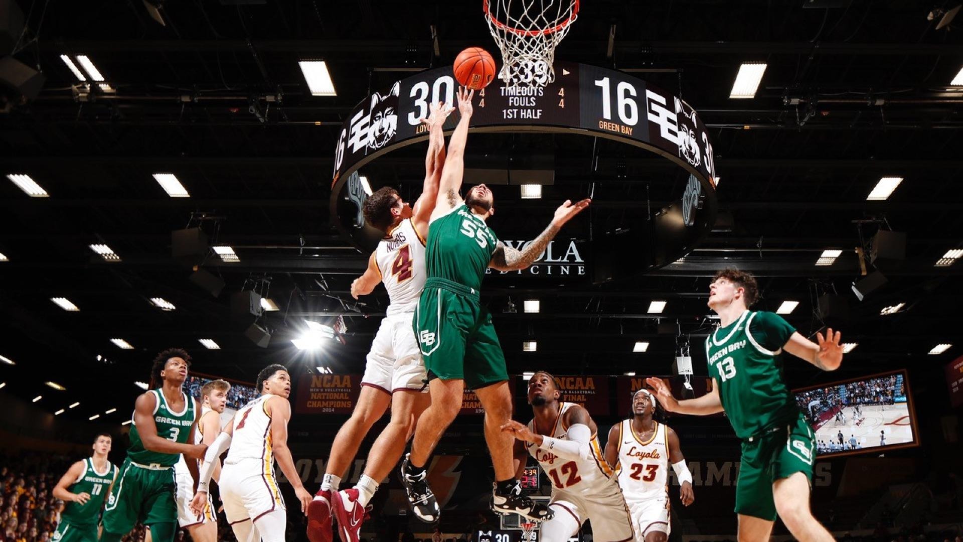 Green Bay Falls Short in 70-46 Loss to Loyola Chicago - University of ...