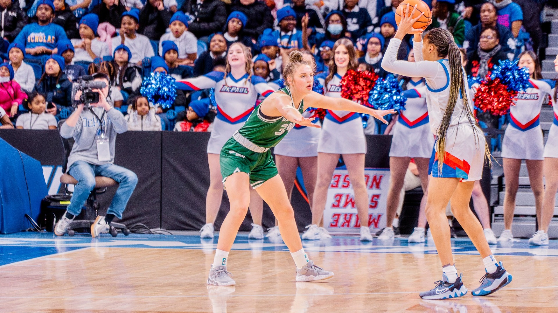 Phoenix Drops Close Contest to DePaul - University of Wisconsin Green ...