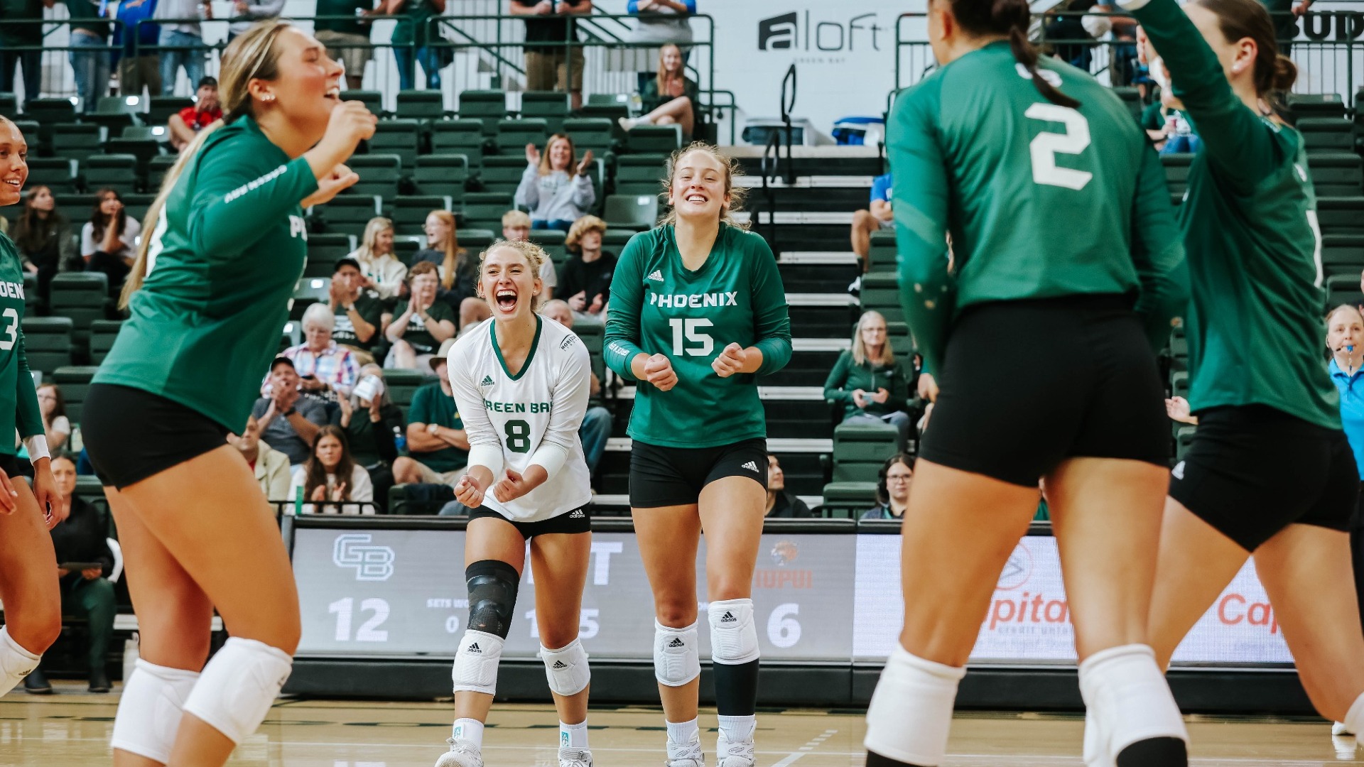 Green Bay Volleyball Holds Off IUPUI for Second Horizon League Win ...