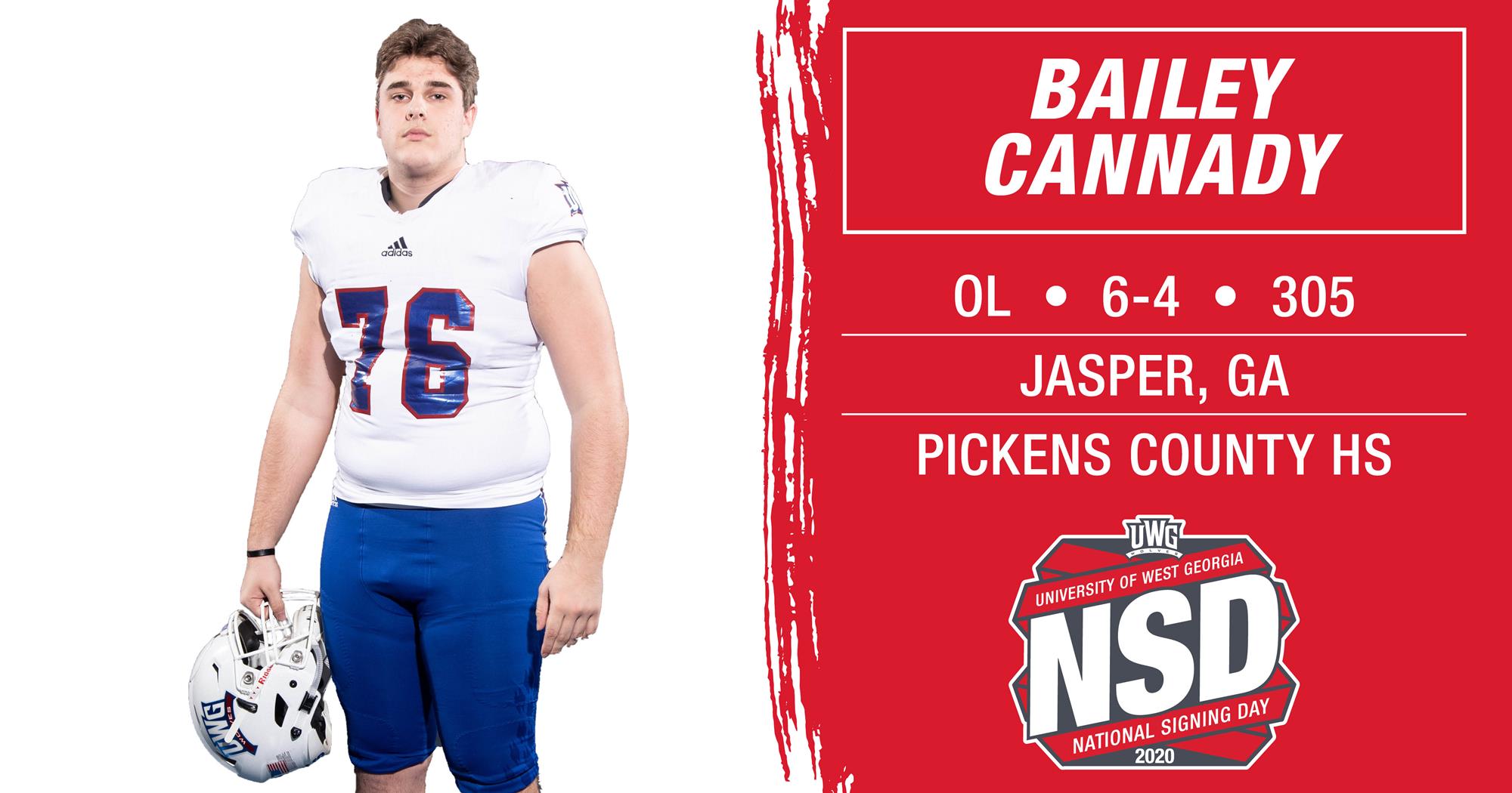 Bailey Cannady - 2023 - Football - UWG Wolves | Athletic Programs ...