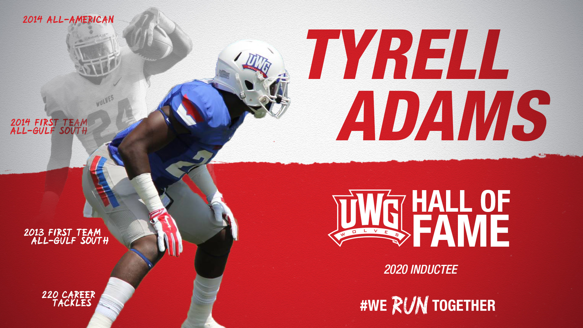 UWG Athletics 2020 Hall of Fame Class: Tyrell Adams - UWG Wolves ...