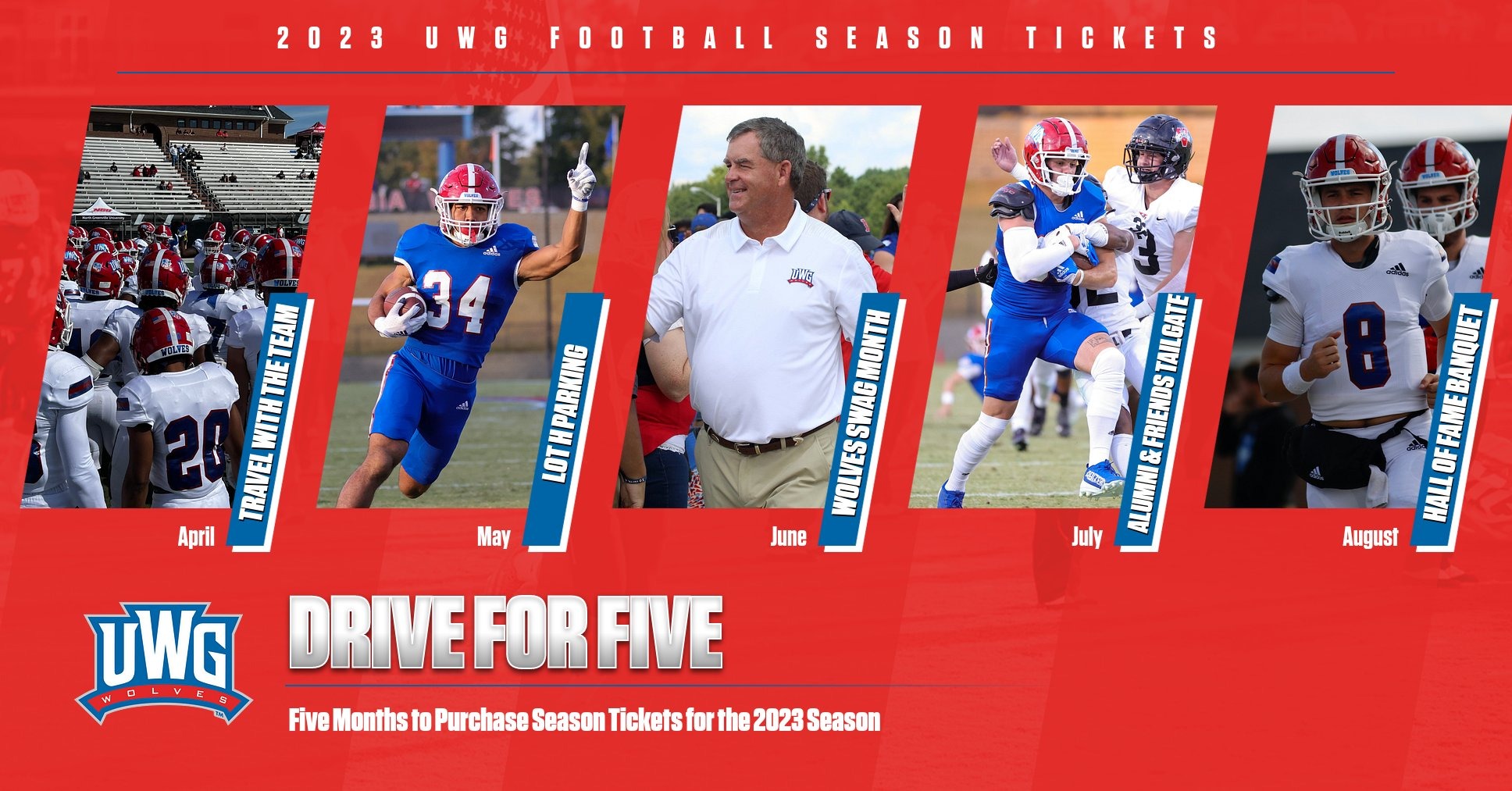 UWG Athletics Announces Season Tickets Drive For Five - UWG Wolves ...