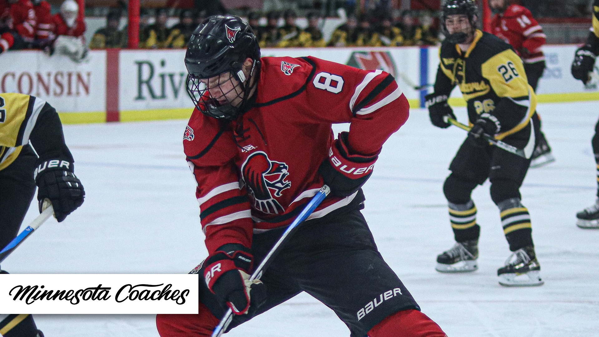 Smith scores hat trick in loss at UW-Stout - University of Wisconsin ...