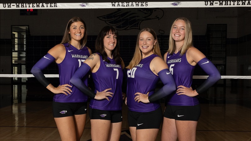 Warhawk Volleyball Sweeps UW-River Falls on Senior Night - University of Wisconsin-Whitewater ...