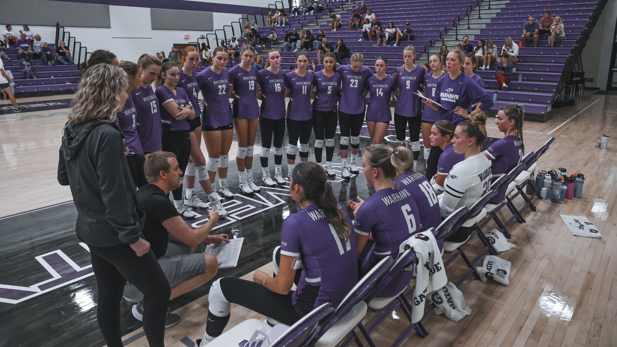 Warhawk Volleyball Drops Pair to Ranked Teams Friday - University of Wisconsin-Whitewater Athletics
