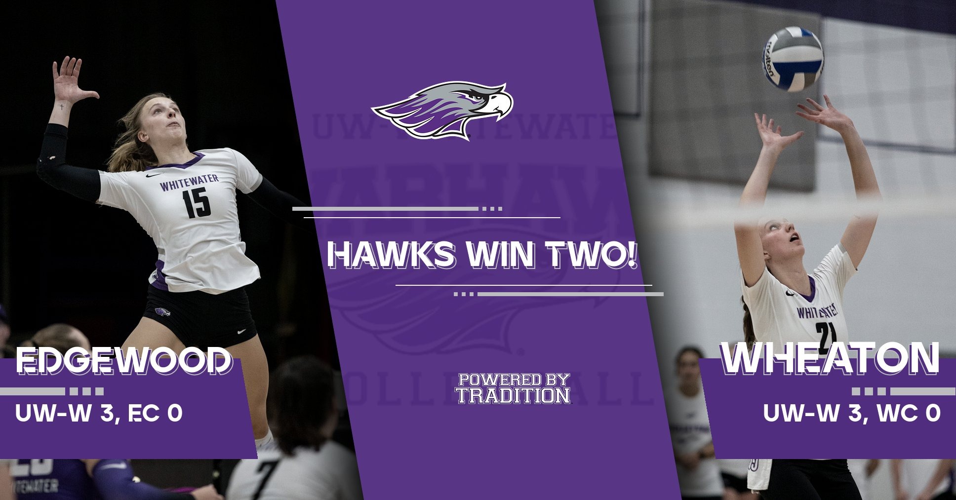 Warhawks 4-0 After Two Wins Saturday - University of Wisconsin-Whitewater Athletics