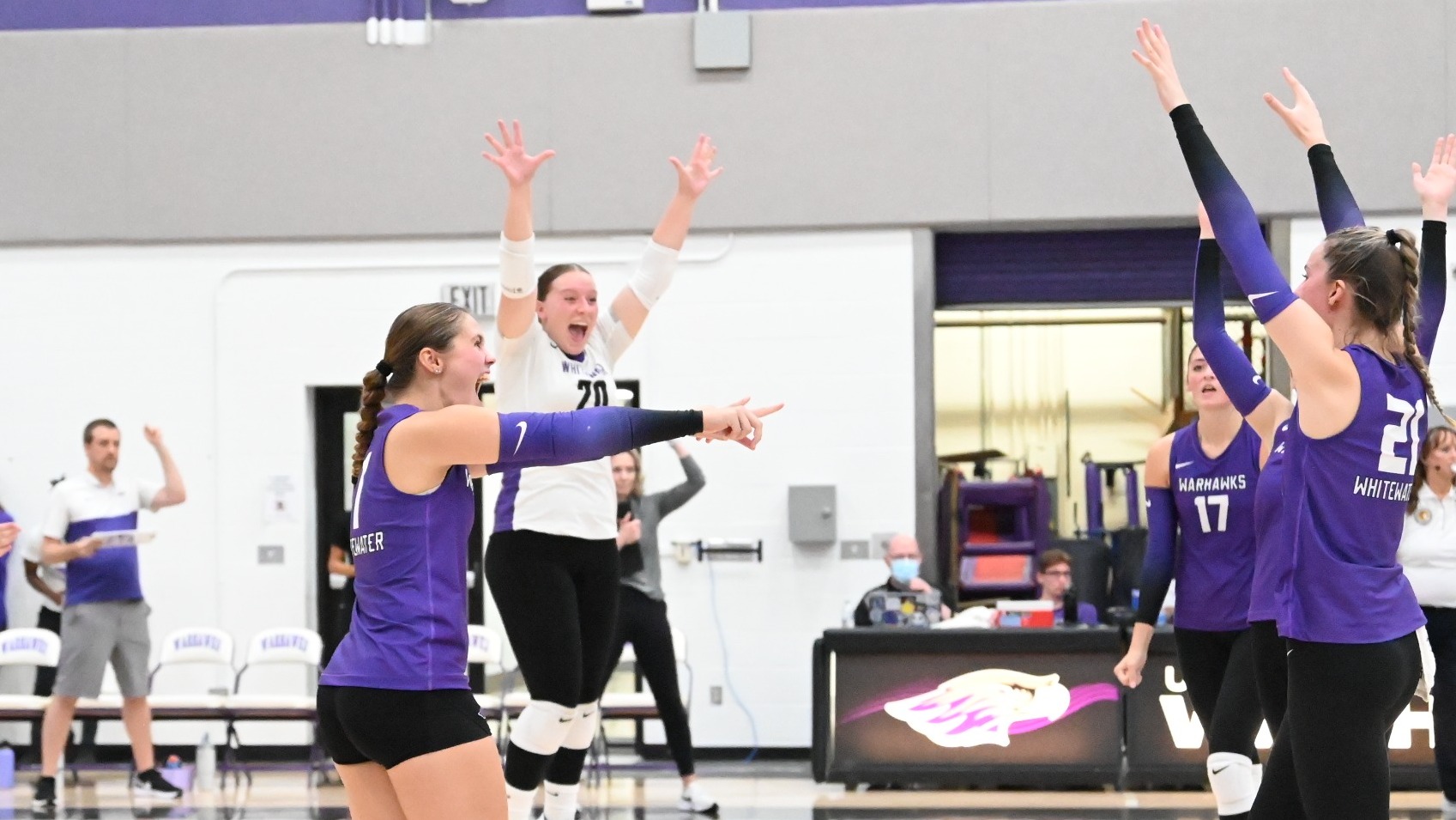 Warhawks Sweep Millikin - University of Wisconsin-Whitewater Athletics