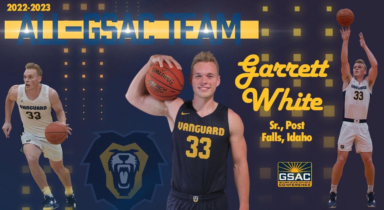 White Earns All-GSAC Honors For Third Time - Vanguard University