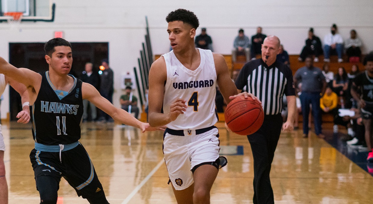 Men's Basketball Tripped Up by Royals - Vanguard University