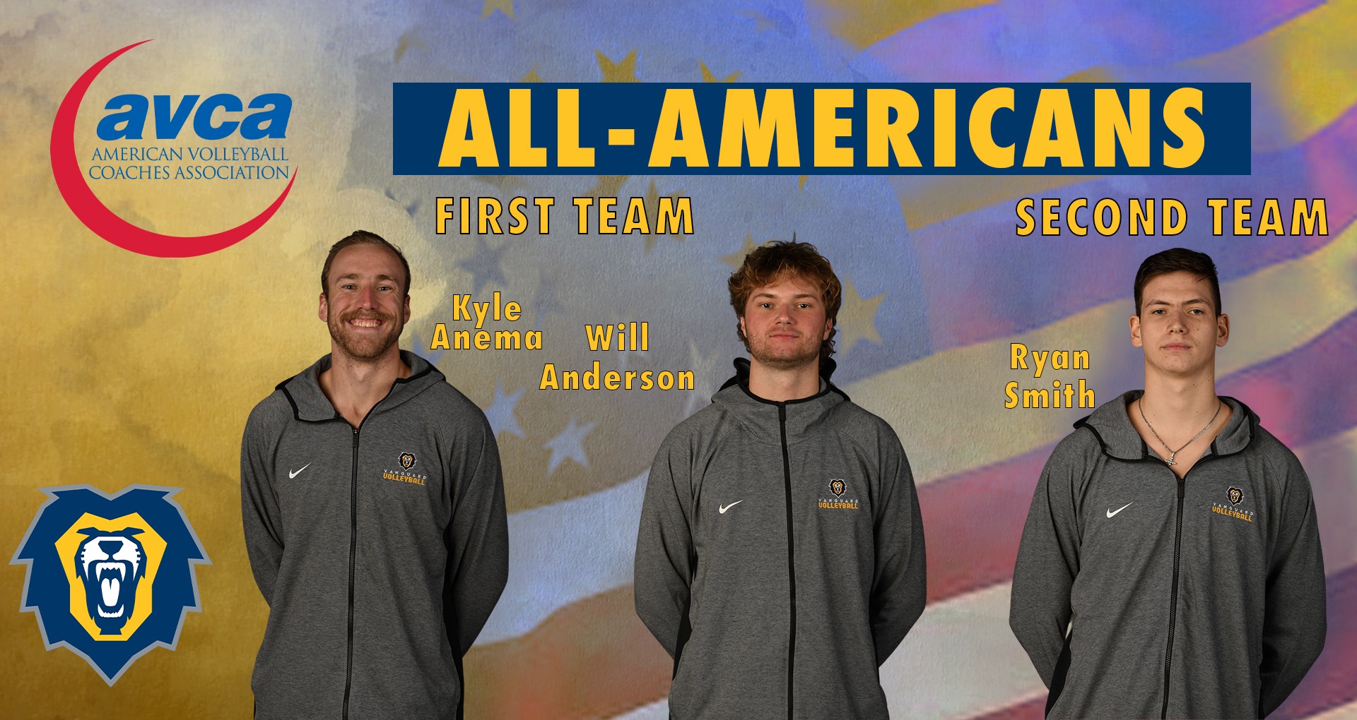 Three Lions Earn AVCA All-American Honors - Vanguard University