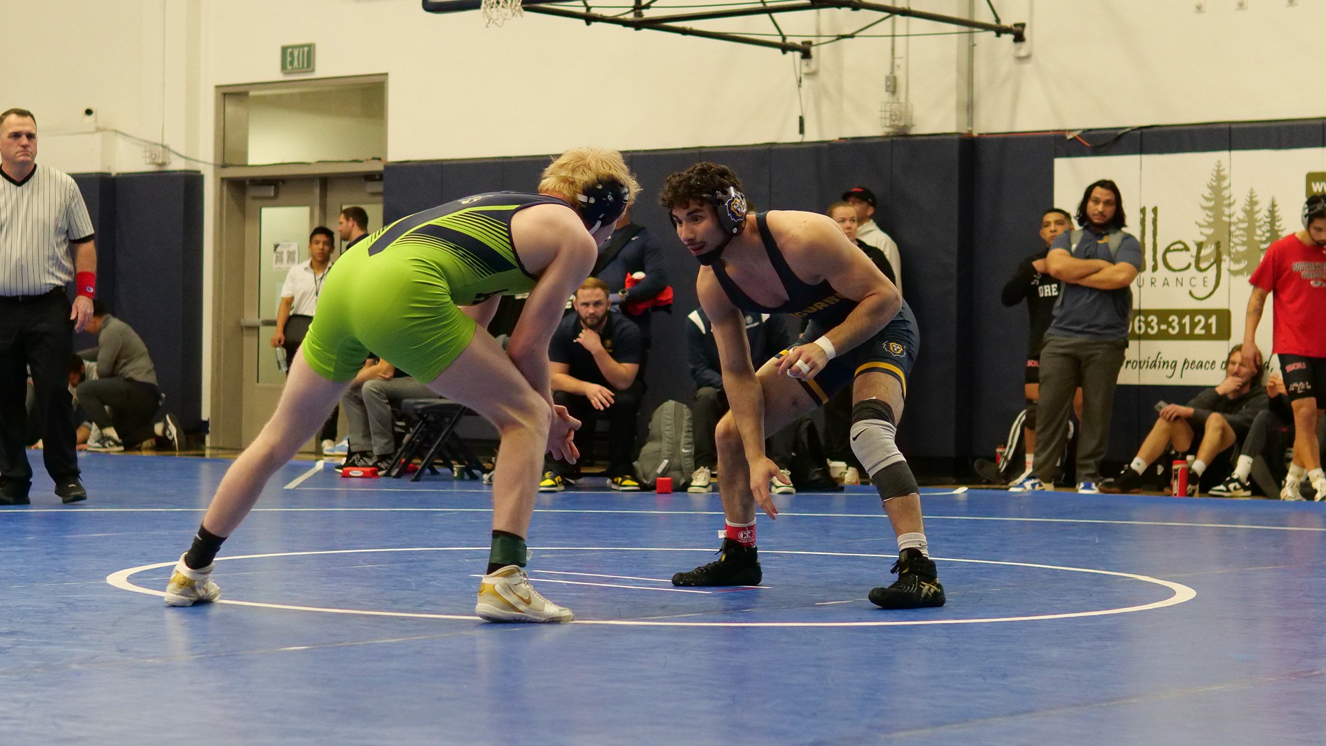 CCC Tournament Halfway Done for Men's Wrestling - Vanguard University