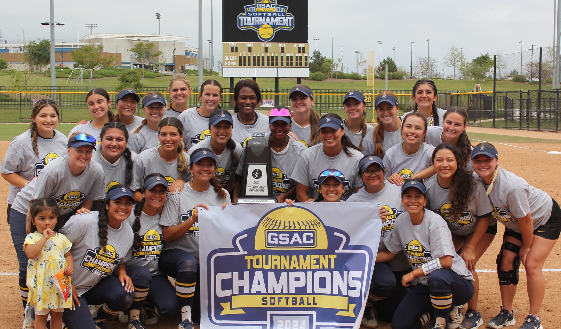 Softball Retains GSAC Tournament Throne - Vanguard University
