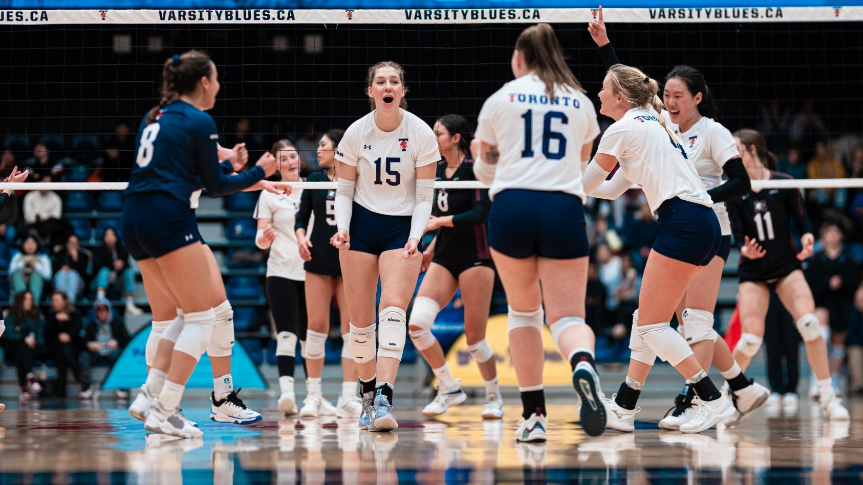 BLUES SECURE THE COMEBACK IN FIVE-SET THRILLER - University of Toronto ...
