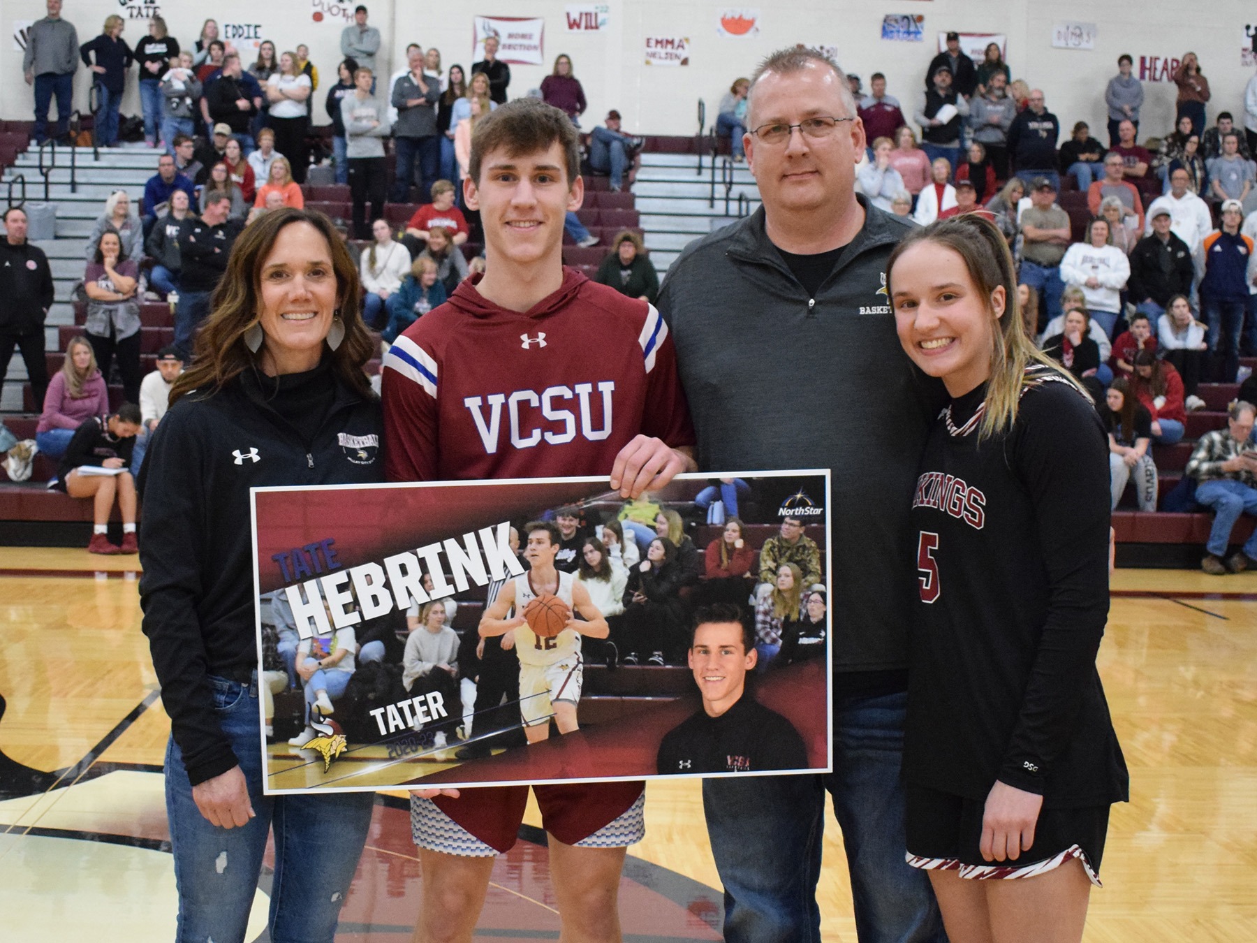 Tate Hebrink - 2022-23 - Men's Basketball - Valley City State University