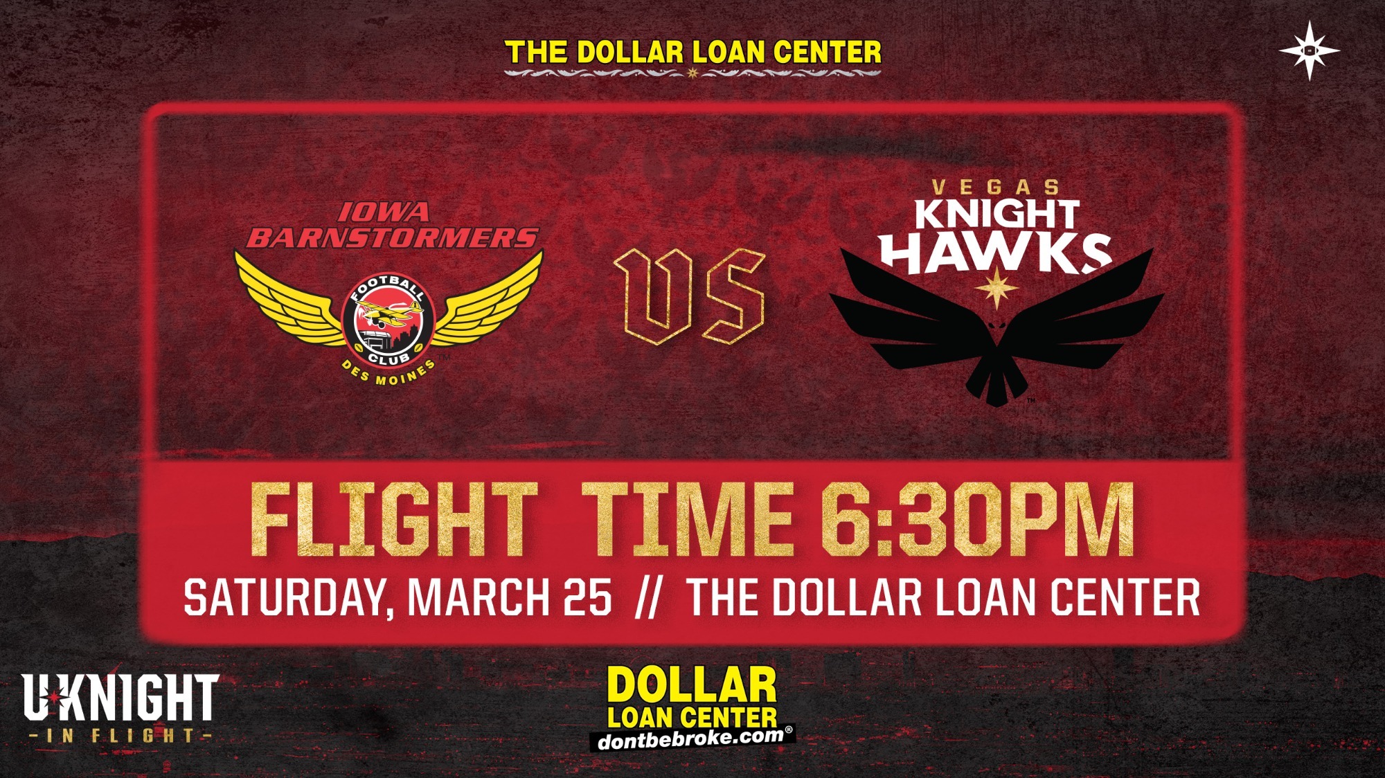 GAME PREVIEW: MARCH 25 - Vegas Knight Hawks