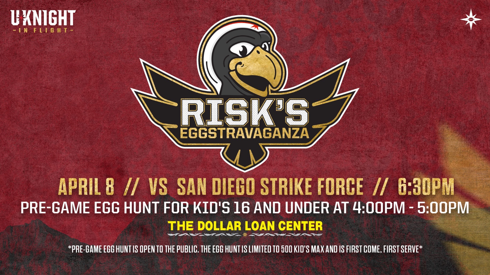 VEGAS KNIGHT HAWKS ANNOUNCE PLANS FOR RISK’S EGGSTRAVAGANZA - Vegas ...