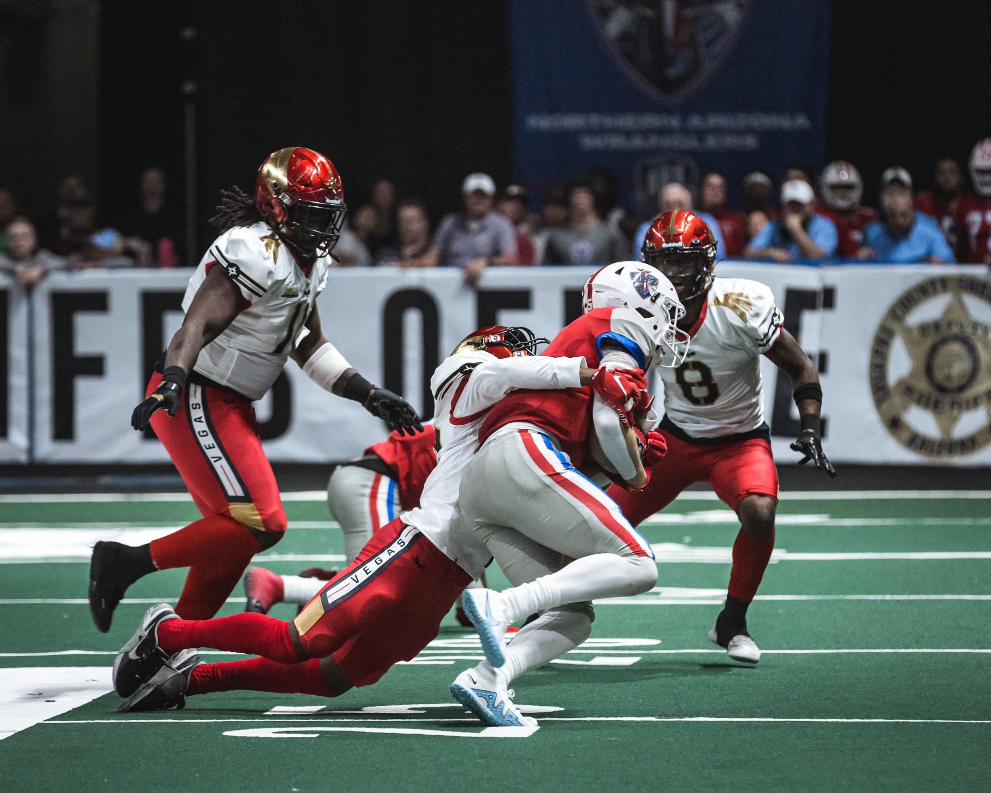 VEGAS KNIGHT HAWKS DROP FIRST AWAY GAME, 48-42, TO NORTHERN ARIZONA ...