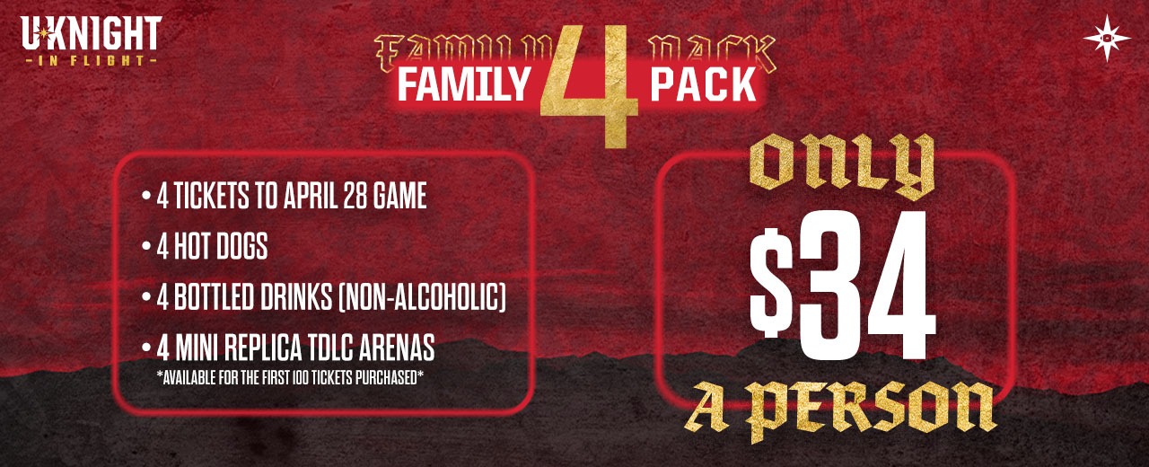 VEGAS KNIGHT HAWKS ANNOUNCE FAMILY FOUR PACK TICKET OFFER FOR APRIL 28 ...