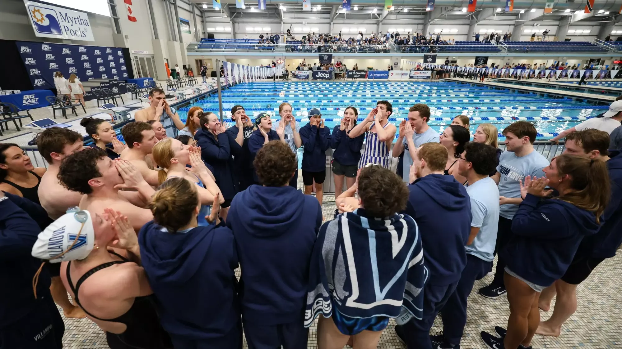 Swimming and Diving Set for BIG EAST Championships - Villanova University