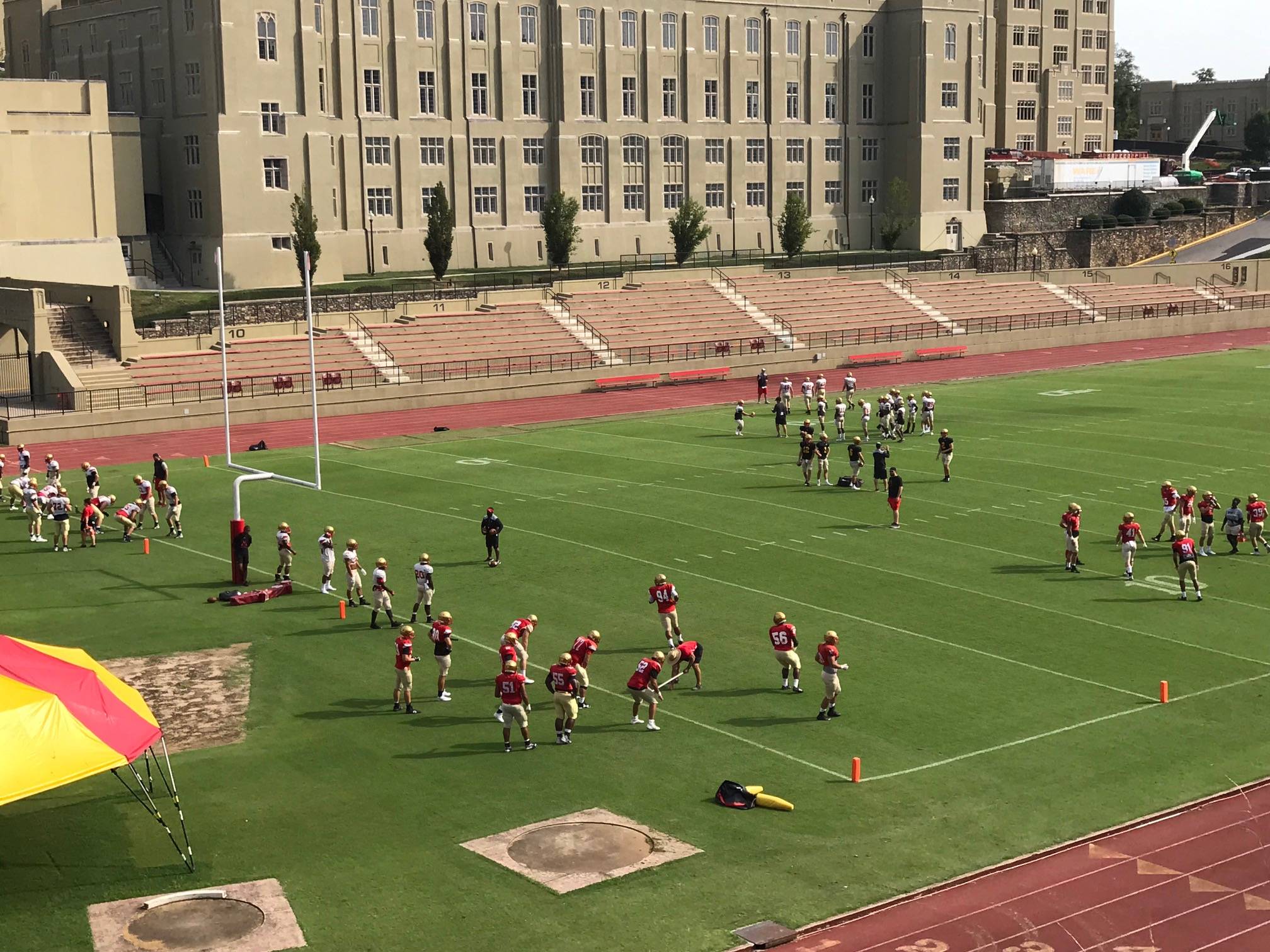 Football Transitions to Season Opener Prep - Virginia Military Institute