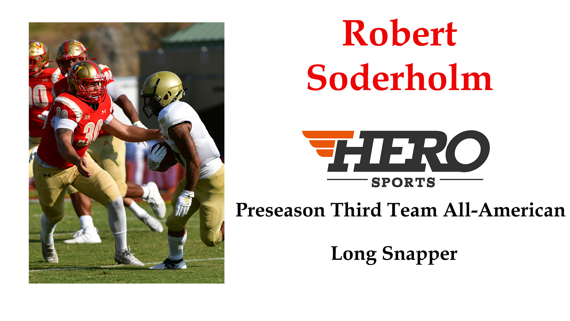 Soderholm Named HERO Sports Preseason All-American - Virginia Military ...