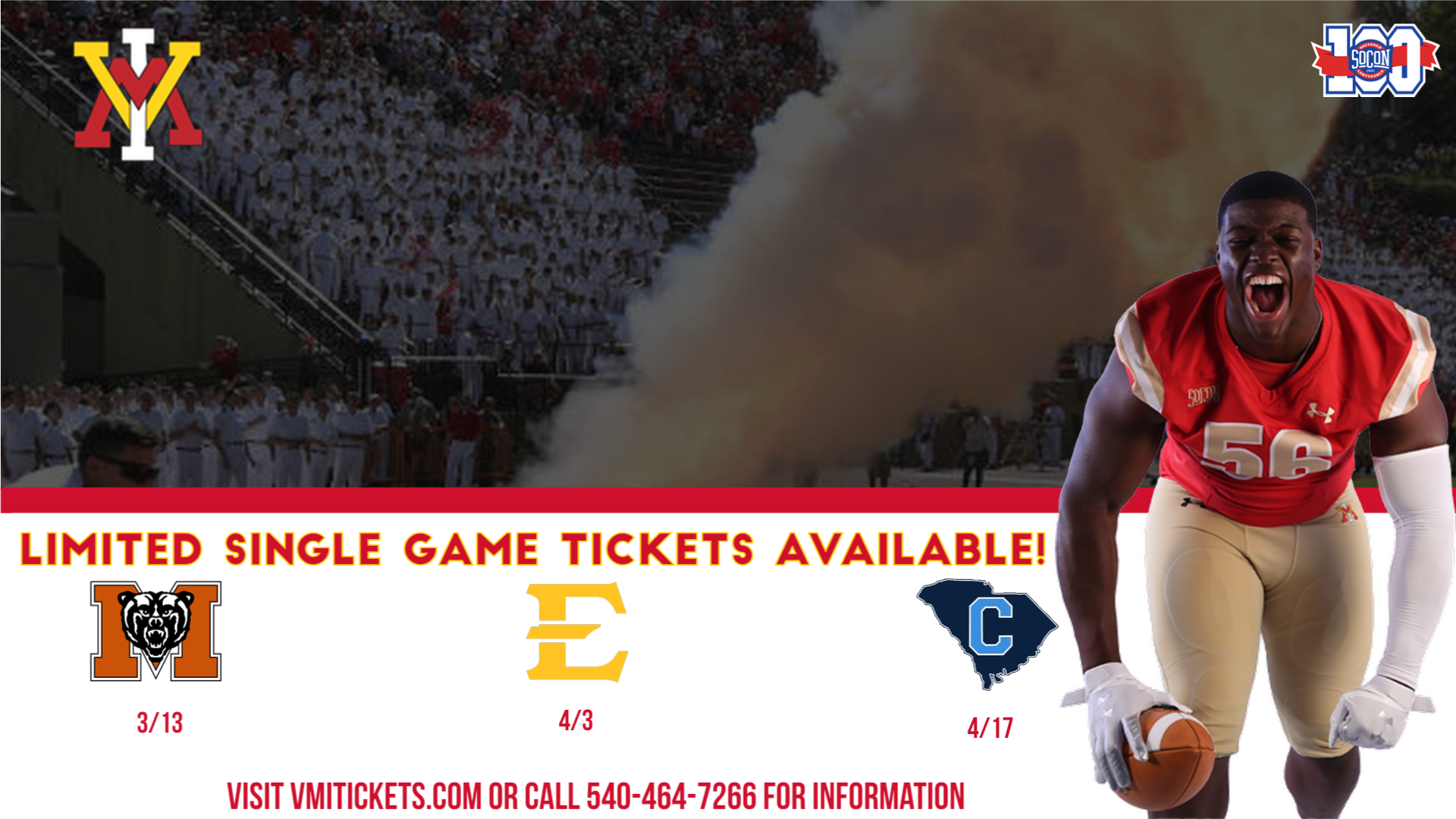 Keydet Football Tickets Available! - Virginia Military Institute